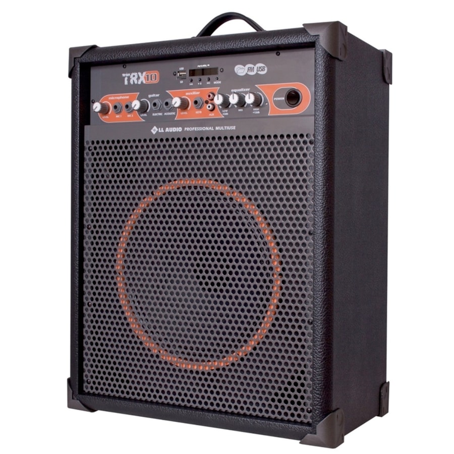 Caixa Multi-Uso LL TRX10 de 60WRMS c/ Bluetooth - Akustica Musical