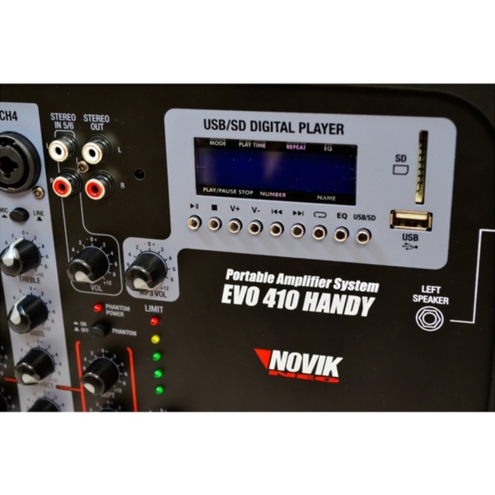 Caixa Novik Kit EVO-410 2ª Geração Mixer + 2 Caixas de Som de 10 ...
