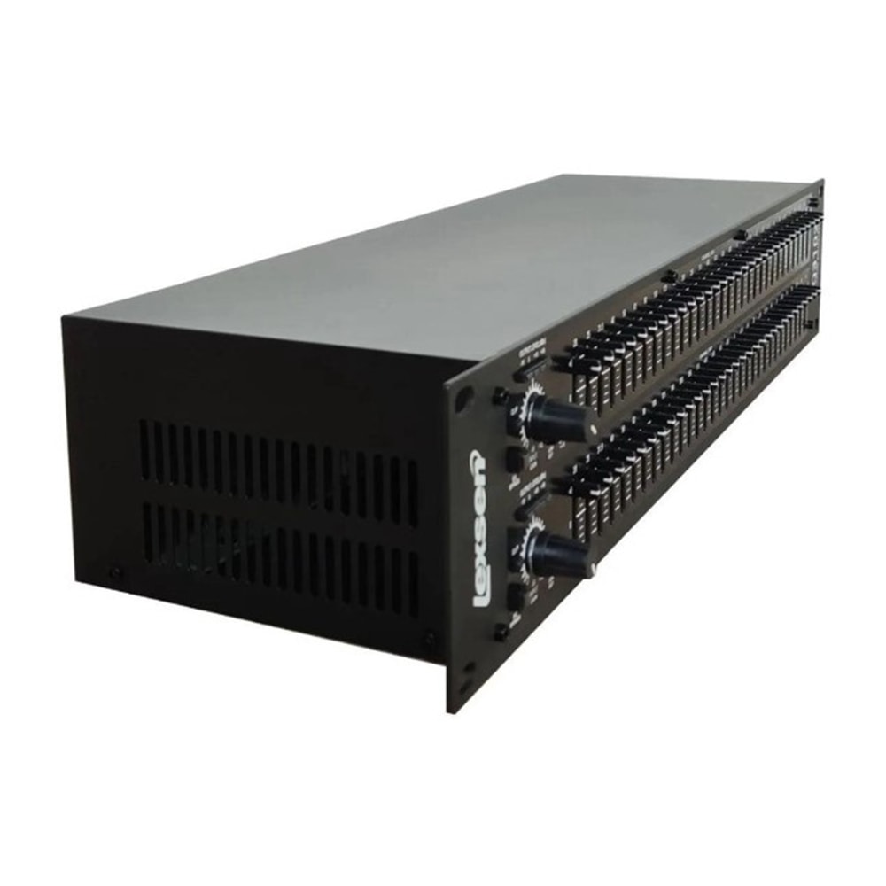 Equalizador Gráfico Lexsen LQ3102 Analógico Estéreo de 31 Vias ...