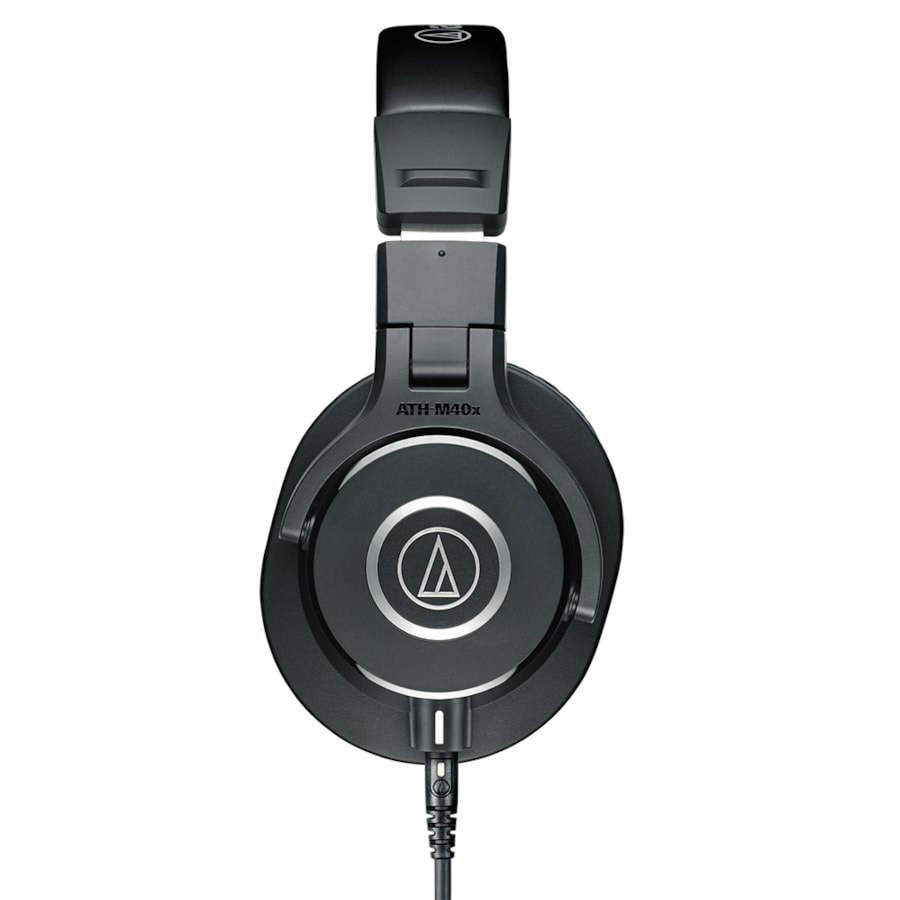 Fone de Ouvido Audio-Technica ATH-M40x Over-Ear M Series de Estúdio Preto - Akustica Musical