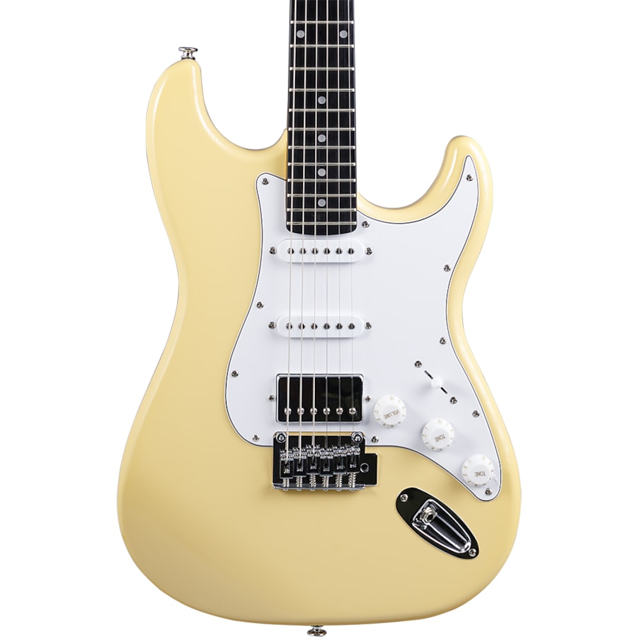 Guitarra PHX ST-H CH E/WH Sunset Series Stratocaster HSS Creme C ...