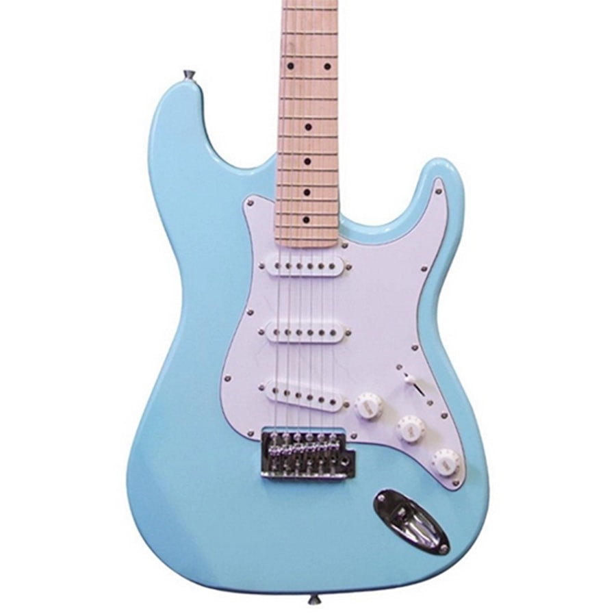 Guitarra Waldman Stratocaster ST111 LB C/WH - Akustica Musical