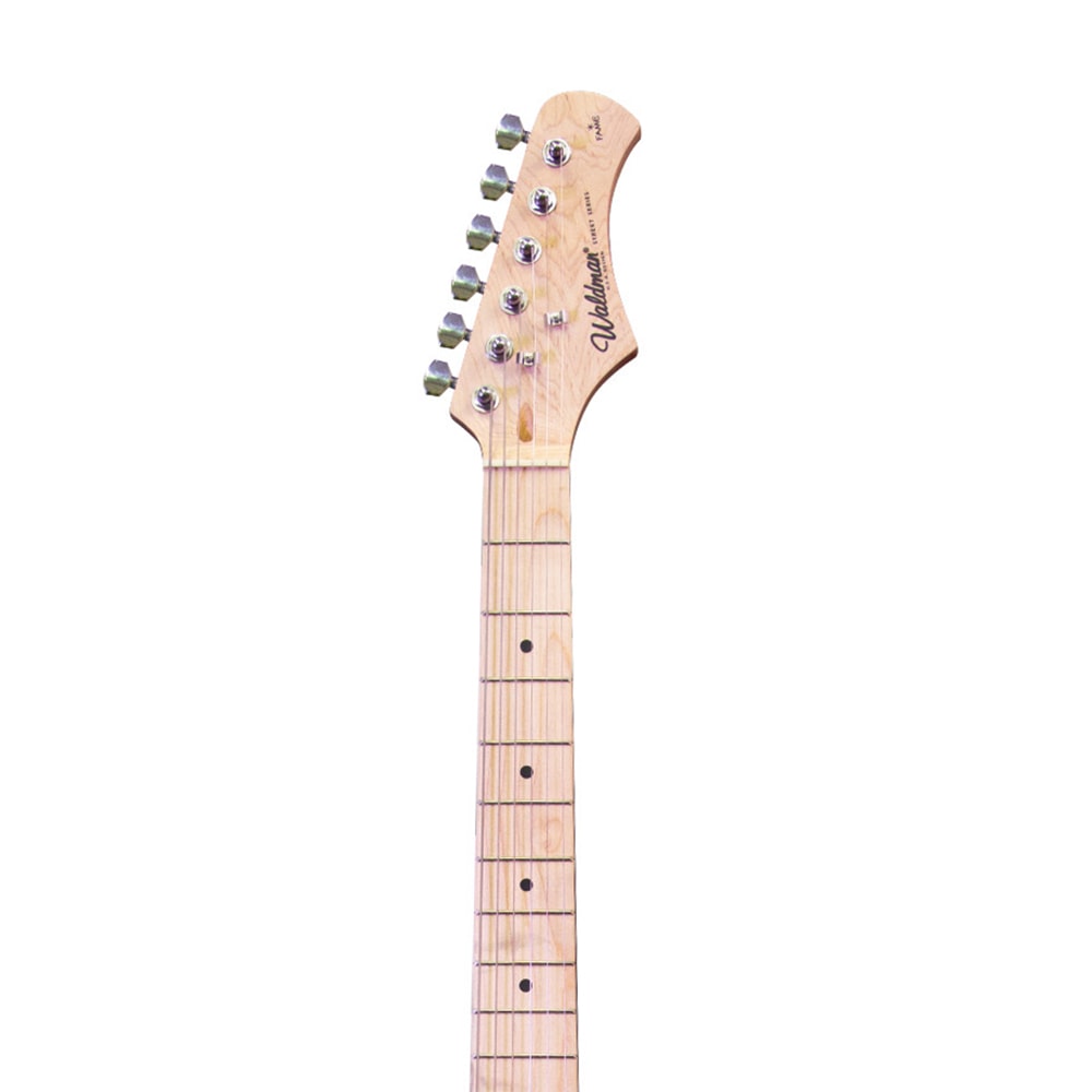 Guitarra Waldman Stratocaster ST111 WR C/BK - Akustica Musical