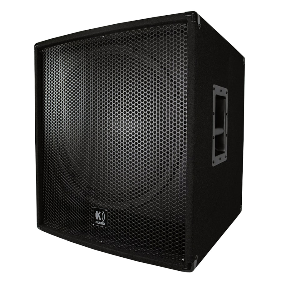 Subwoofer K Audio SW418 Ativo de 18" com 400 W - Akustica Musical