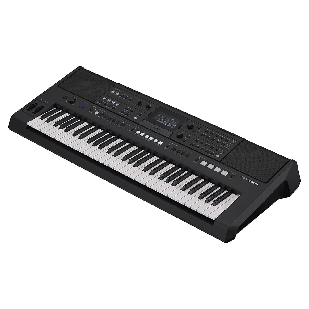Tecla Yamaha PSR-E583 Arranjador 61 Teclas Preto C/ Fonte - Akustica ...