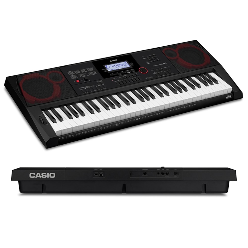 Teclado Casio Arranjador CT-X3000 Preto 61 Teclas - Akustica Musical
