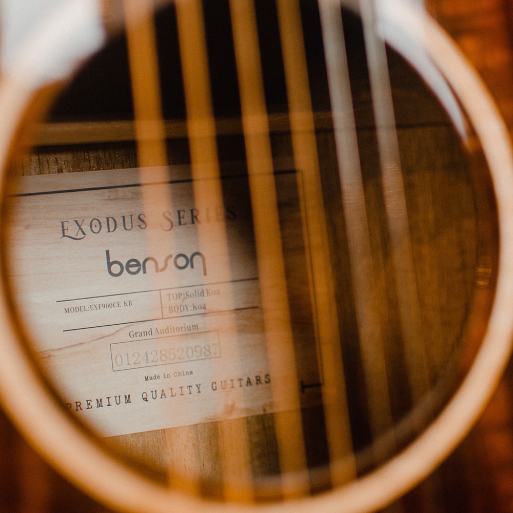 Violão Benson EXF900CE Exodus Series Grand Auditorium Koa Burst Pré ...