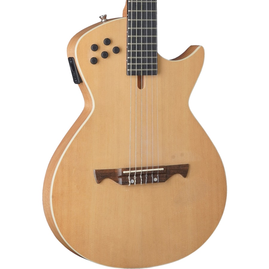 Violão Tagima Modena NTS Collection Series de Corpo Sólido de Nylon Natural Fosco C/ Afinador ...